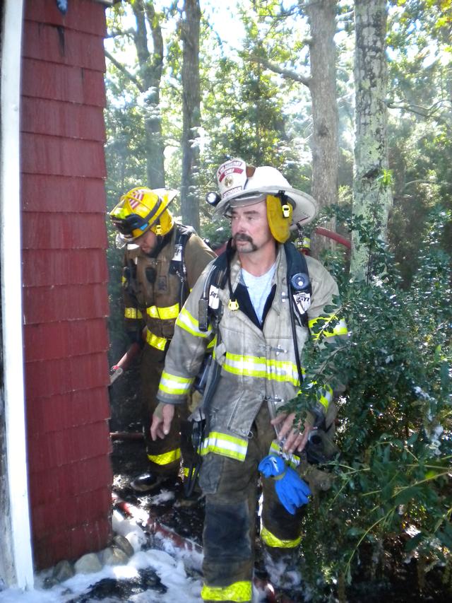 Mutual Aid to Mattituck FD - Structure Fire - Cutchogue Fire Department