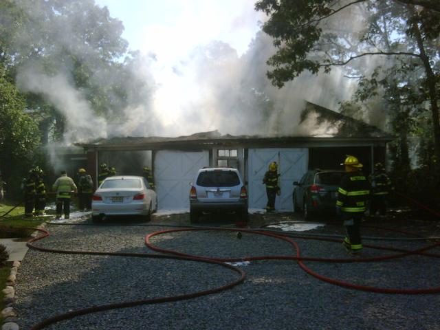 Mutual Aid to Mattituck FD - Structure Fire - Cutchogue Fire Department